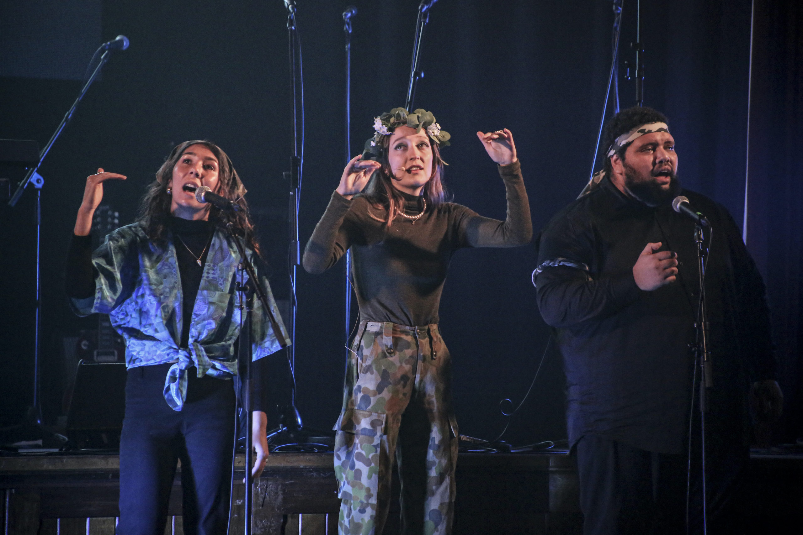 Kinny Langford_Sabine Bester and Jalen Sutcliffe sing Palawa_Photo ...